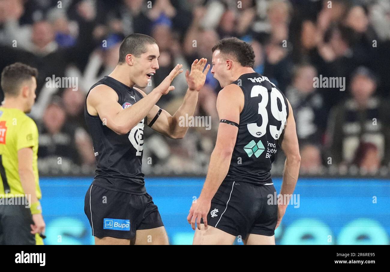 Melbourne, Australia. 11th June, 2023. Alex Cincotta of the Blues ...