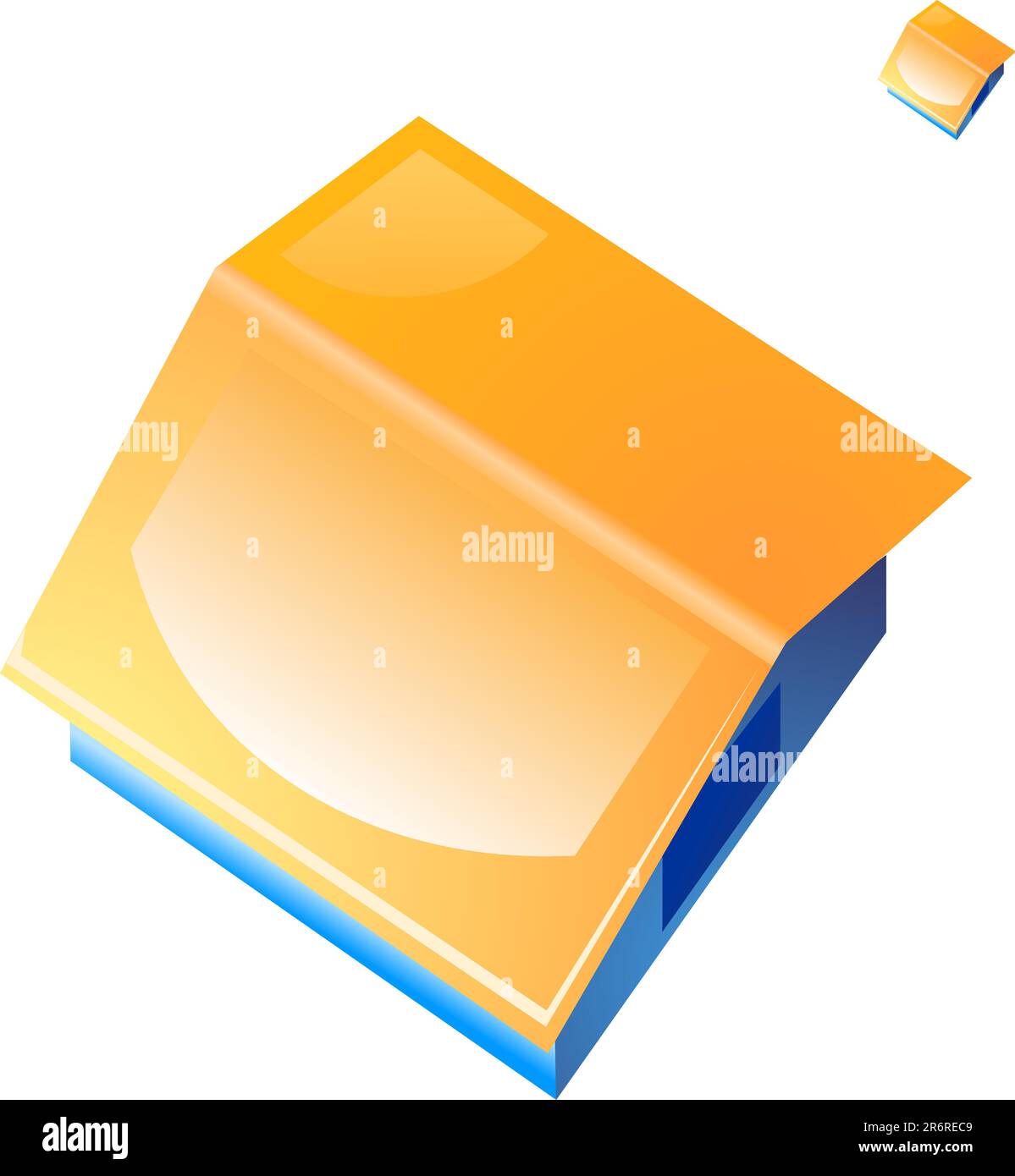 View house orange roof Stock Vector Images - Alamy