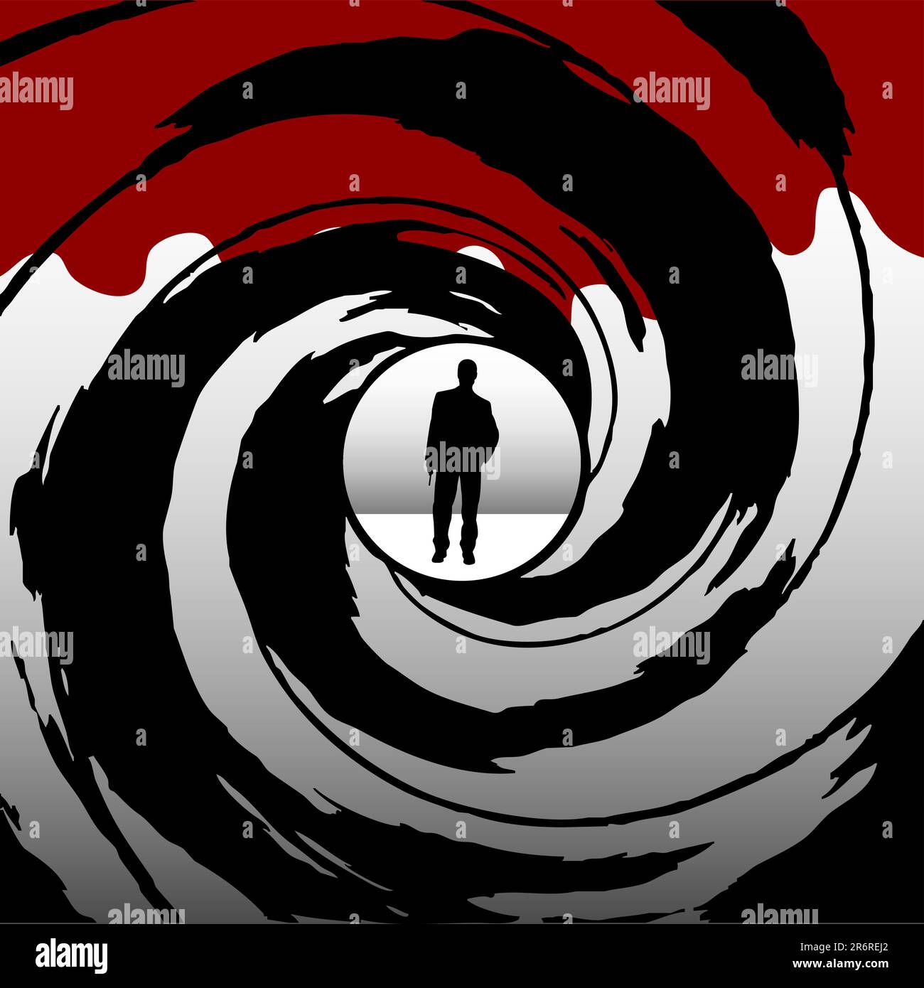 Man with barrel Stock Vector Images - Alamy