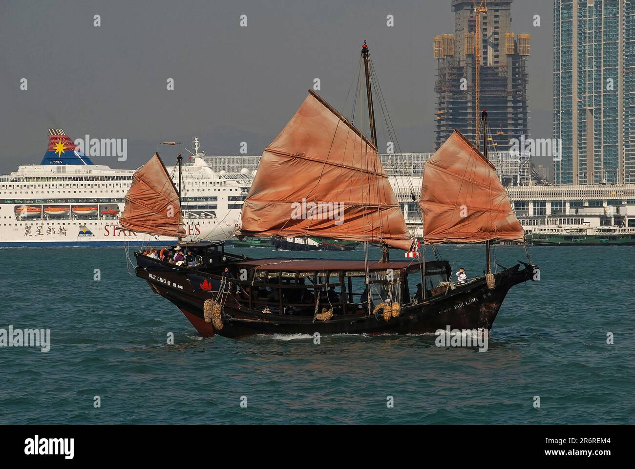 ‘Dukling’, a traditional Chinese junk built in Macau, once used for ...