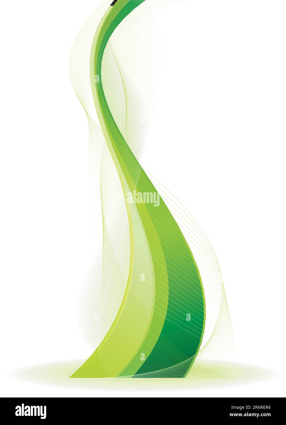 Abstract wavy vector background in green. Use of linear gradients ... Abstract wavy vector background in green. Use of linear gradients ...
