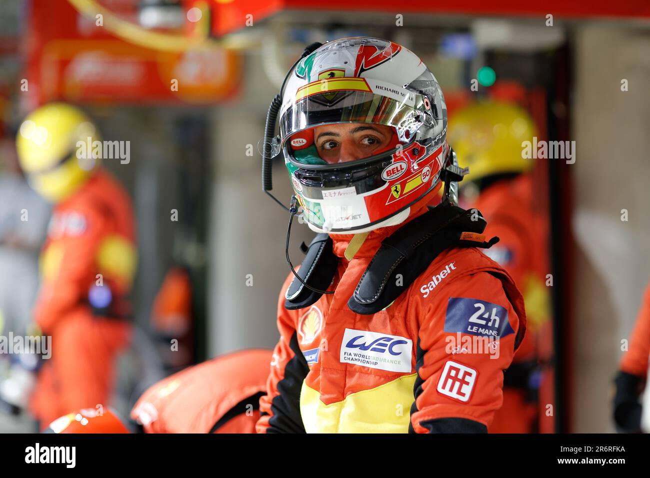FUOCO Antonio (ita), Ferrari AF Corse, Ferrari 499P, portrait during ...