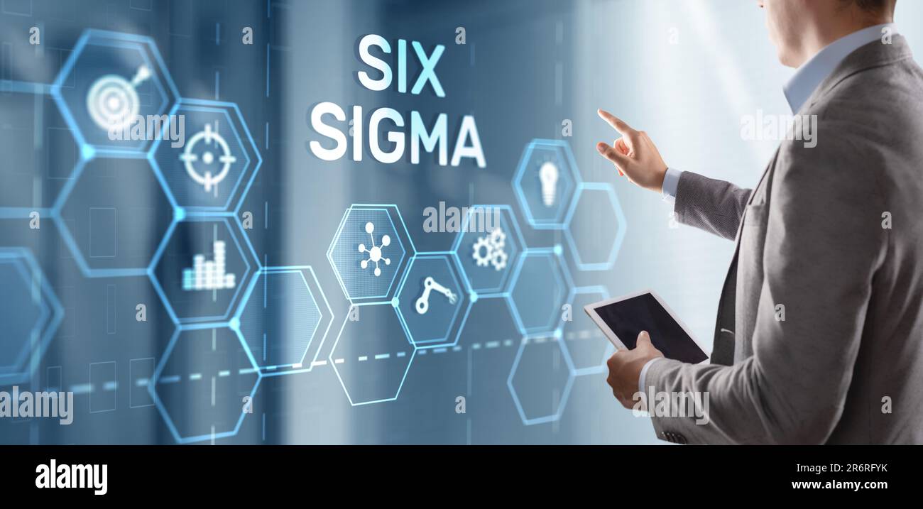 Six Sigma. Management concept aimed at improving the quality of work of ...
