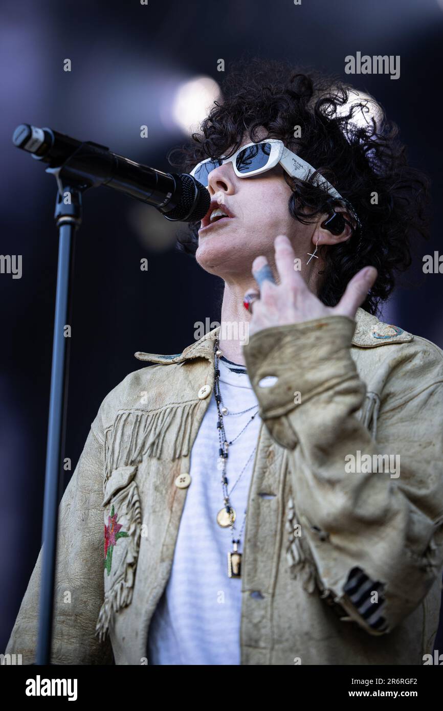 Oslo, Norway. 09th, June 2023. The American singer and songwriter LP ...