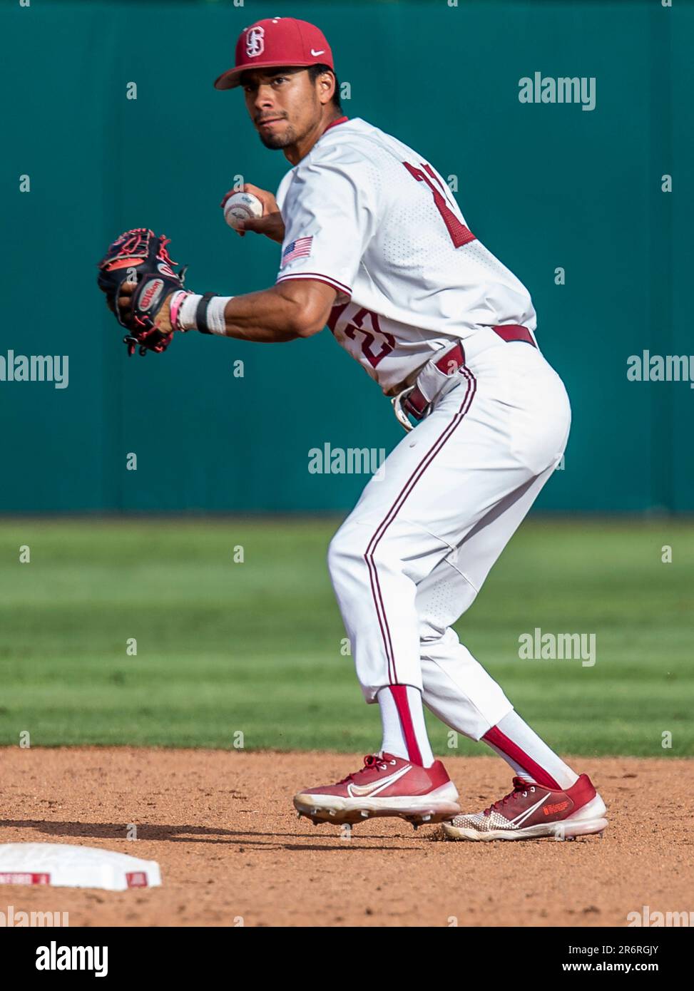 June 10 2023 Palo Alto CA U.S.A. Stanford infielder short stop Temo ...
