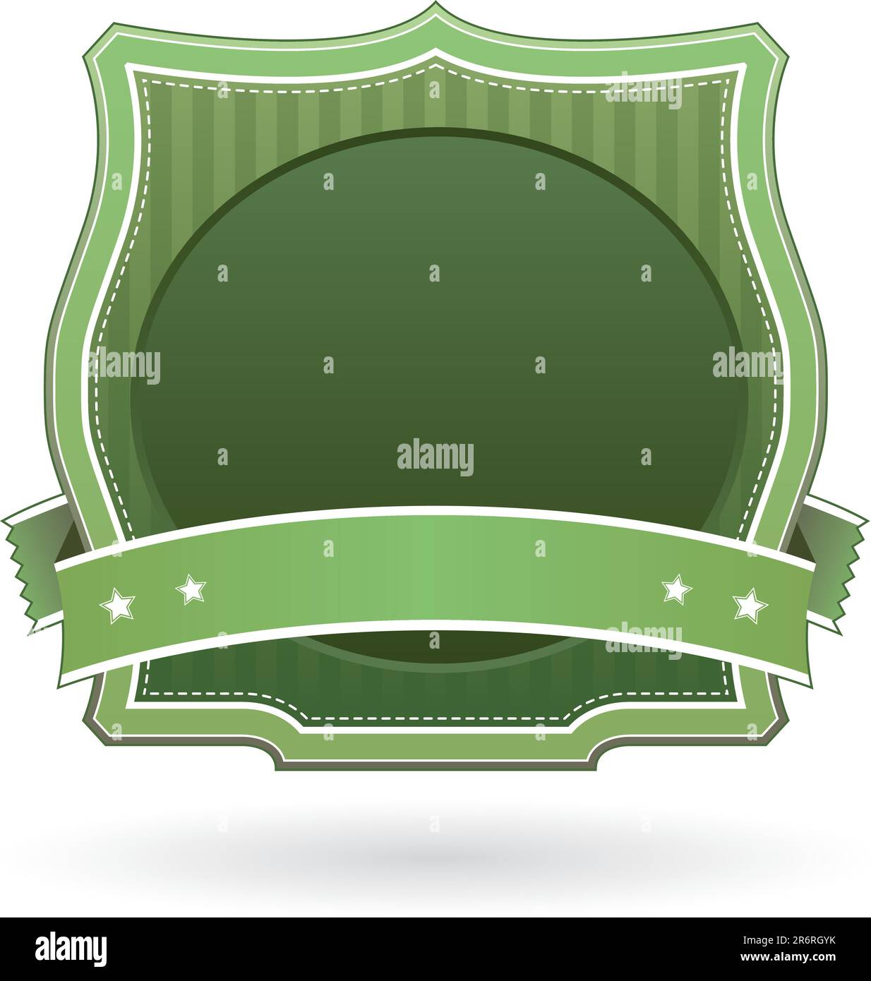 Green blank label sticker for use on logos, packaging, websites, or ...