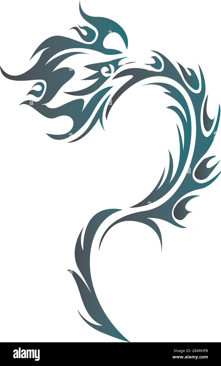 Abstract vector tattoo ornament isolated Stock Vector Image & Art - Alamy