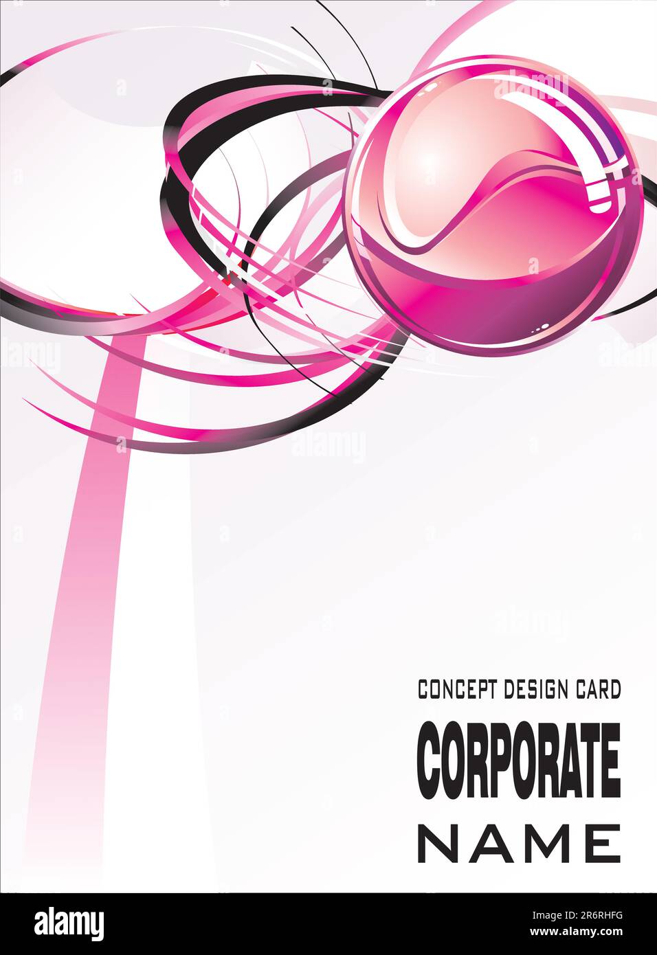 Corporate Business Colorful card template Stock Vector Image & Art - Alamy