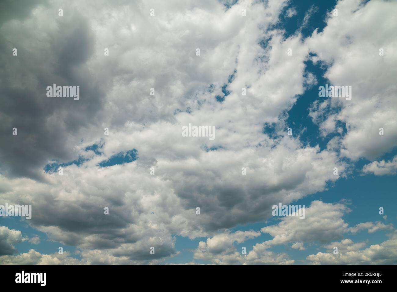 Partly cloudy sky background. Sky background. Nature background Stock ...