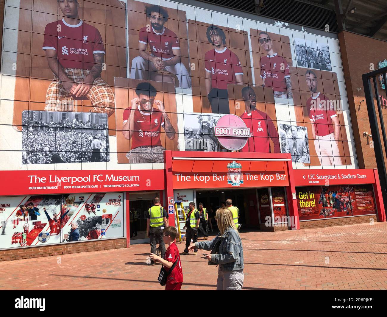 Anfield Stadium Home of Liverpool FC Stock Photo - Alamy