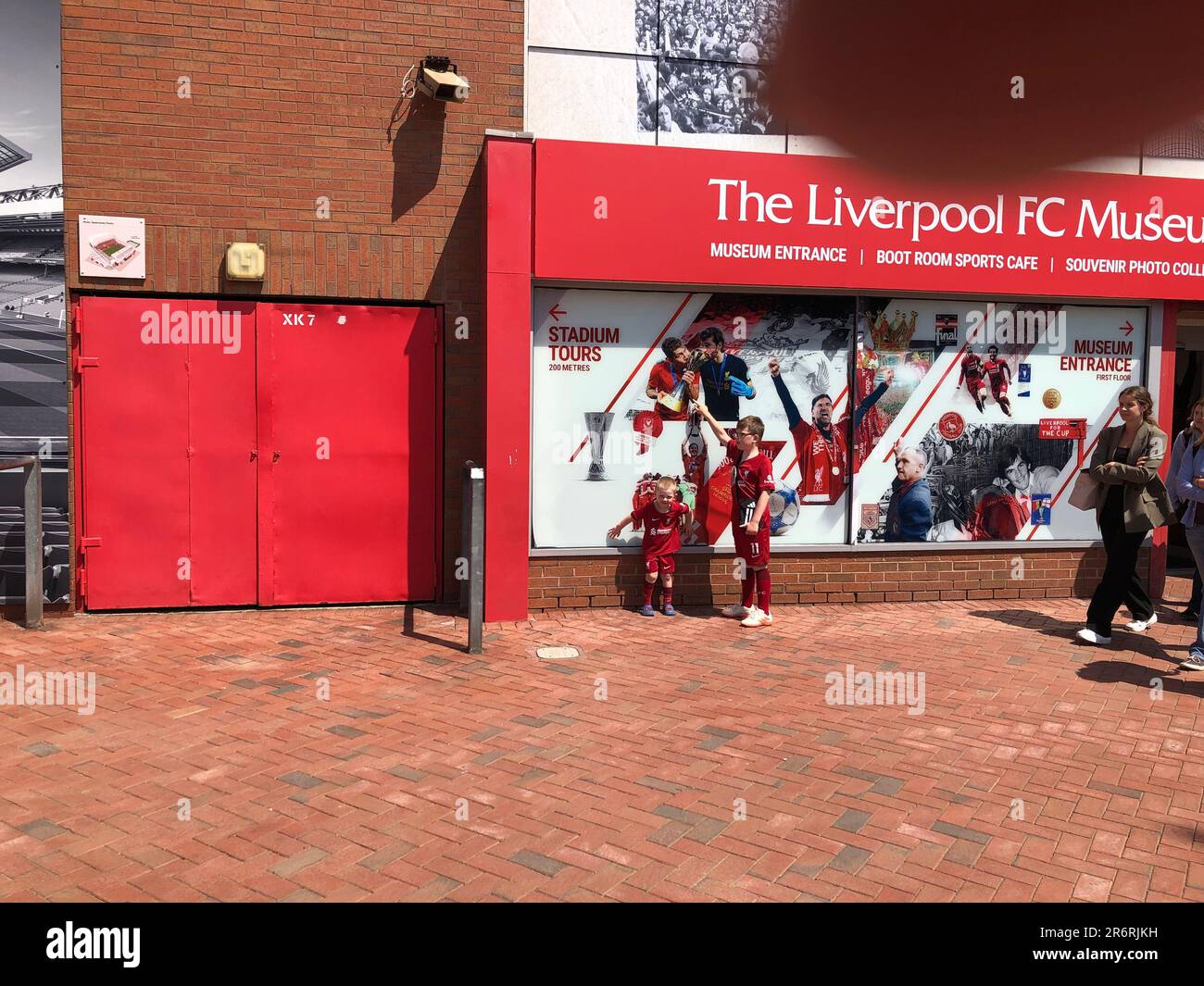 Anfield Stadium Home of Liverpool FC Stock Photo - Alamy