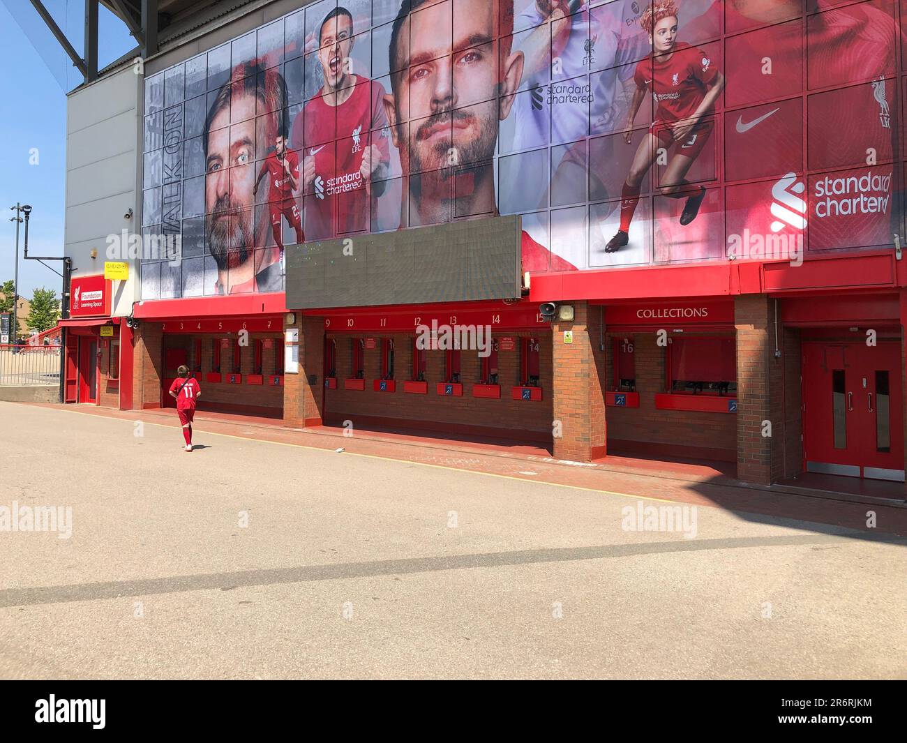 Anfield Stadium Home of Liverpool FC Stock Photo - Alamy