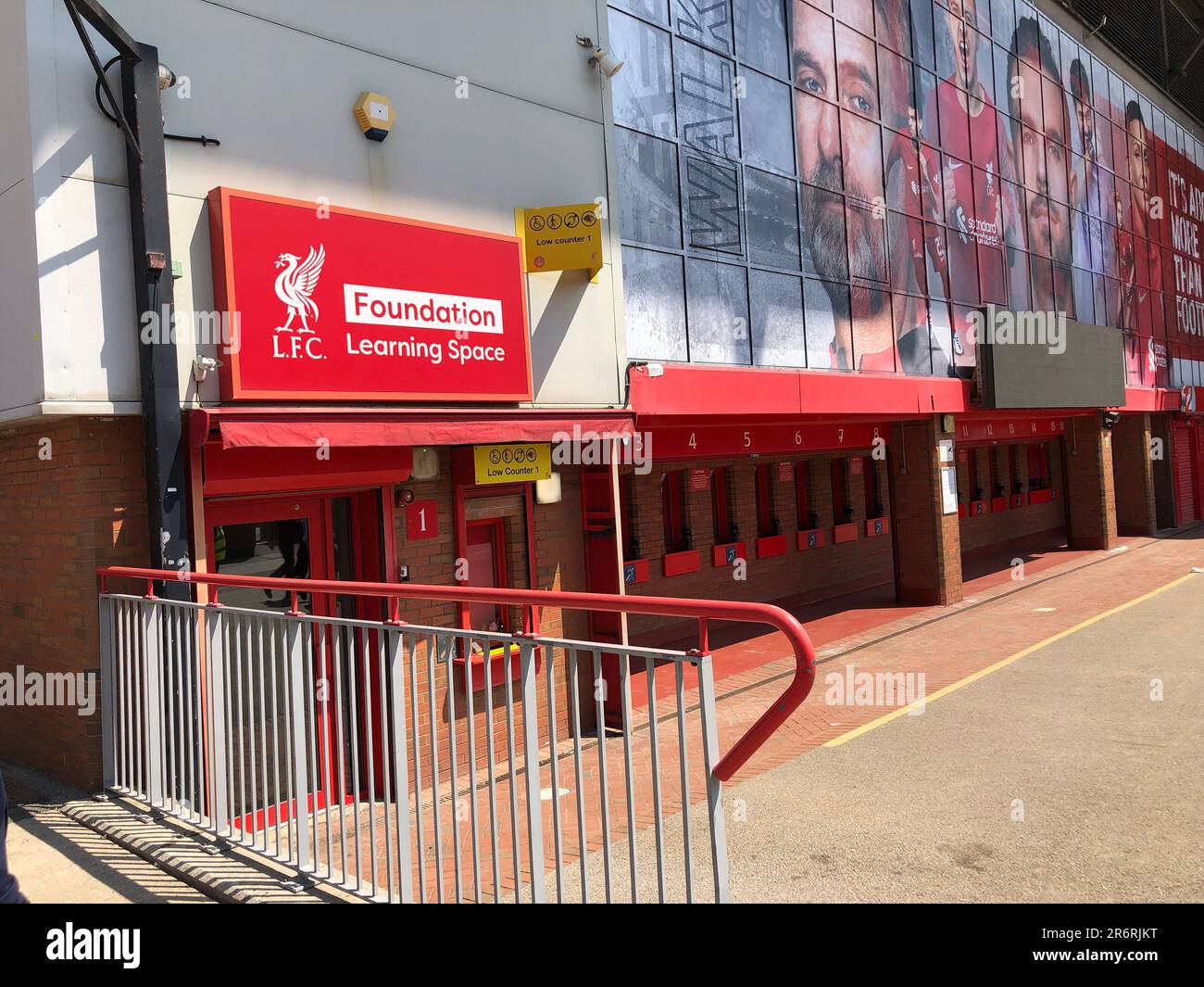 Anfield Stadium Home of Liverpool FC Stock Photo - Alamy