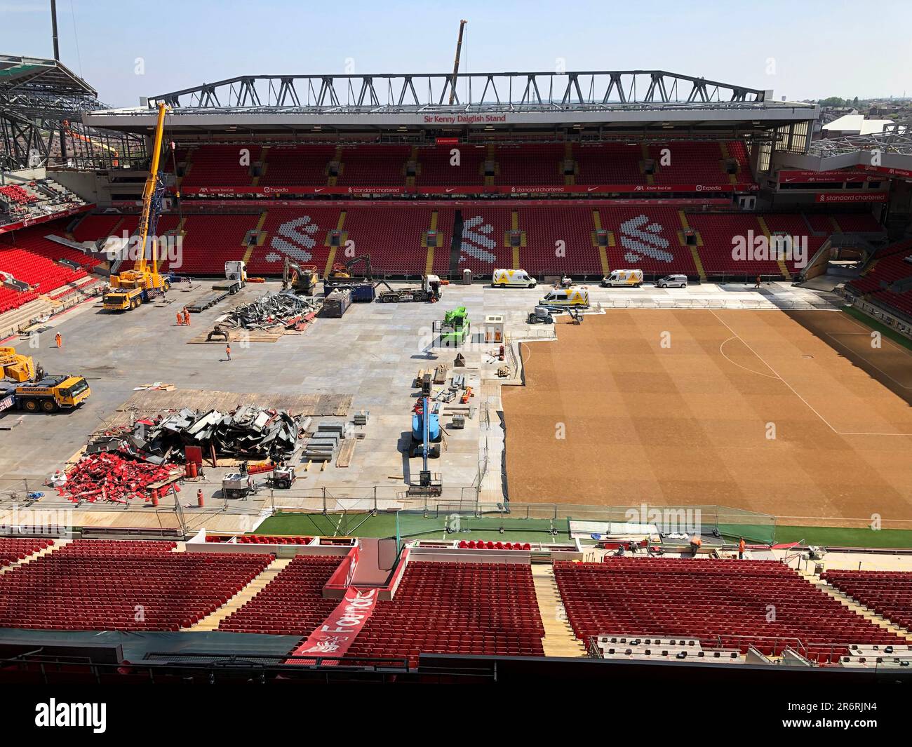 Anfield Stadium Home of Liverpool FC Stock Photo - Alamy