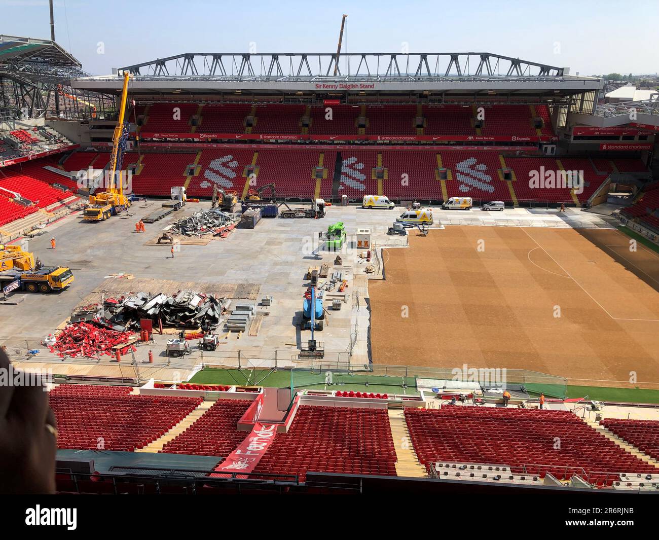 Anfield Stadium Home of Liverpool FC Stock Photo - Alamy