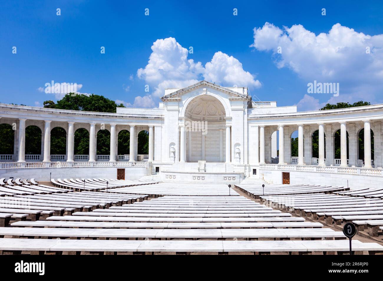 Memorial Amphitheater at Arlington National Cemetery in Washington DC ...