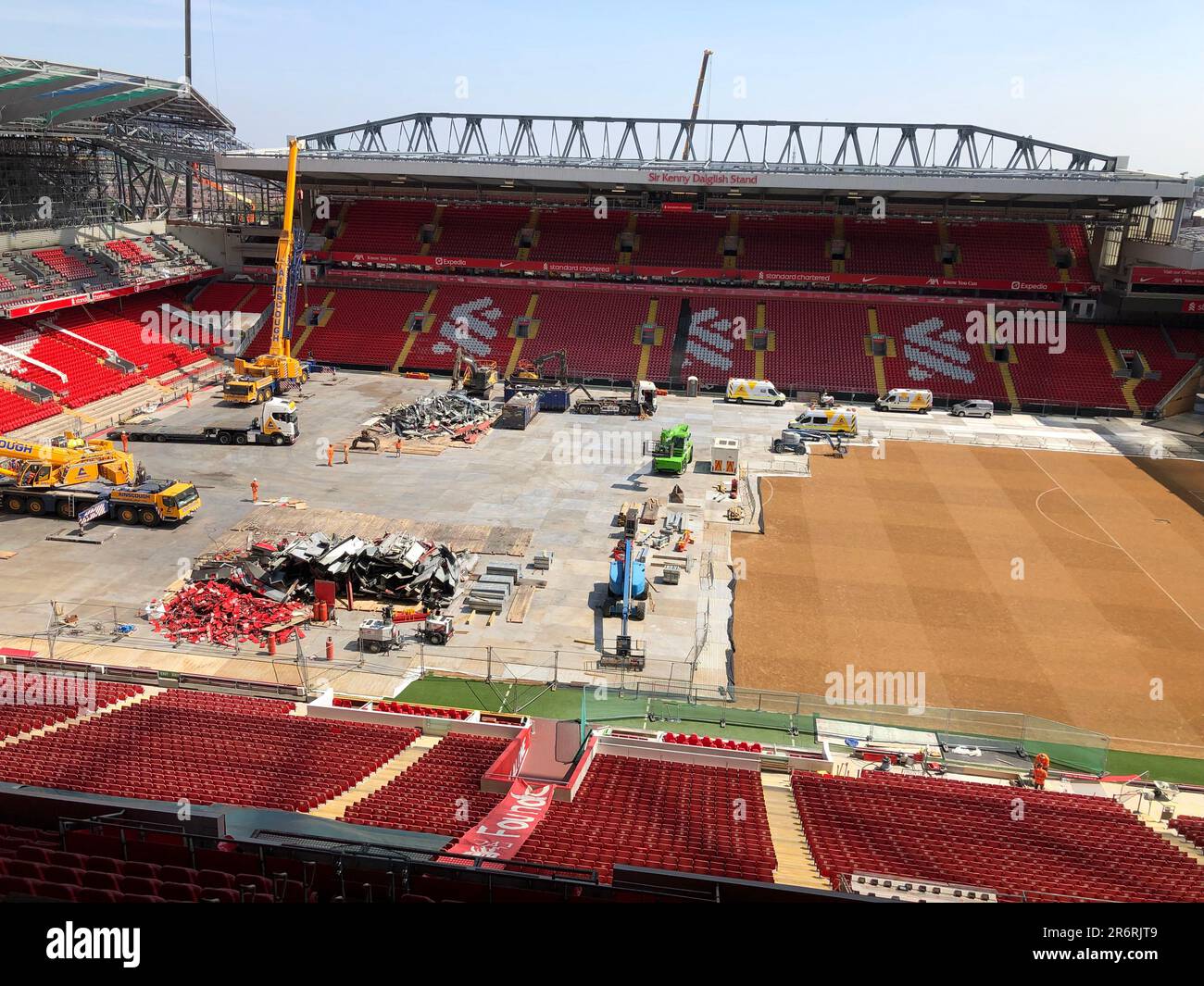 Anfield Stadium Home of Liverpool FC Stock Photo - Alamy