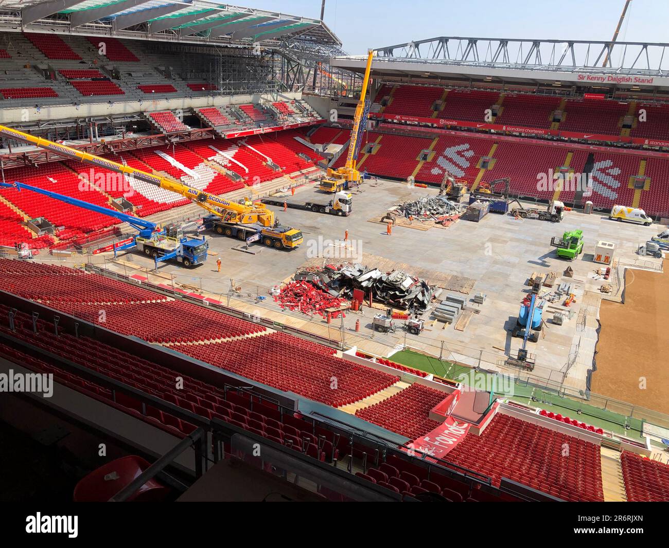 Anfield Stadium Home of Liverpool FC Stock Photo - Alamy
