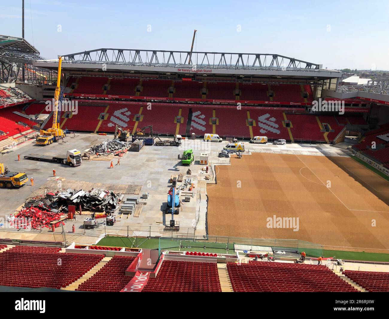 Anfield Stadium Home of Liverpool FC Stock Photo - Alamy