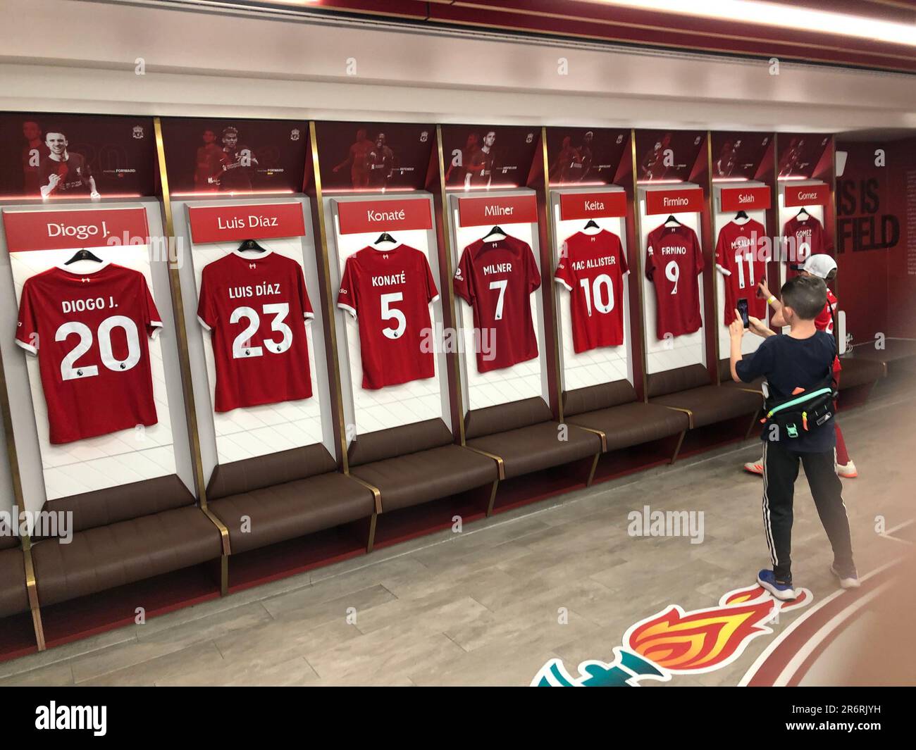 Anfield Stadium Home of Liverpool FC Stock Photo - Alamy