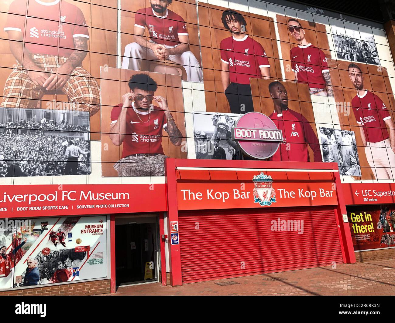 Anfield Stadium Home of Liverpool FC Stock Photo - Alamy
