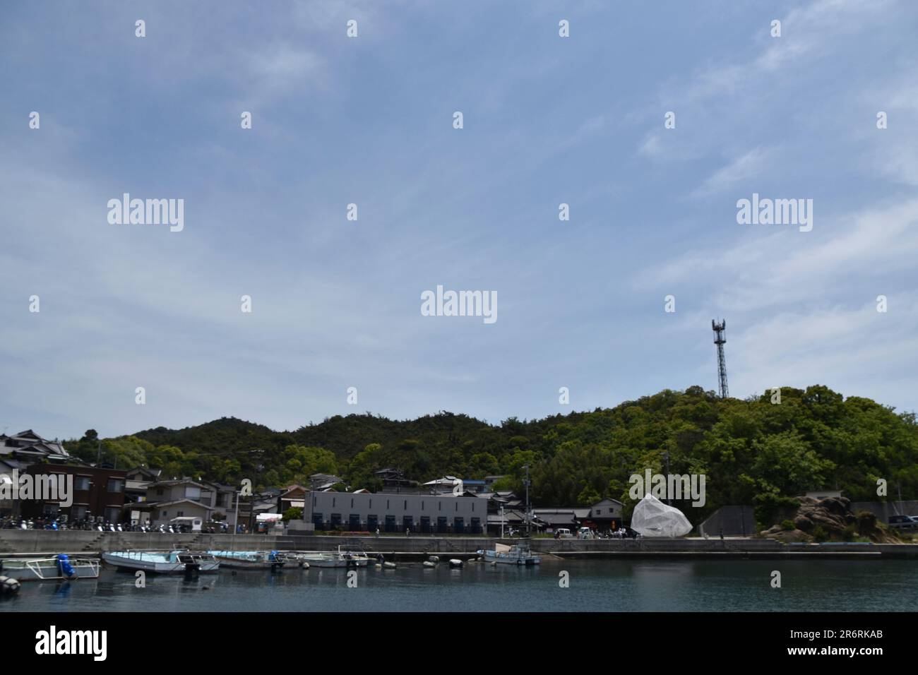 An artwork "Naoshima Pavilion" created by a Japanese architect Sousuke ...