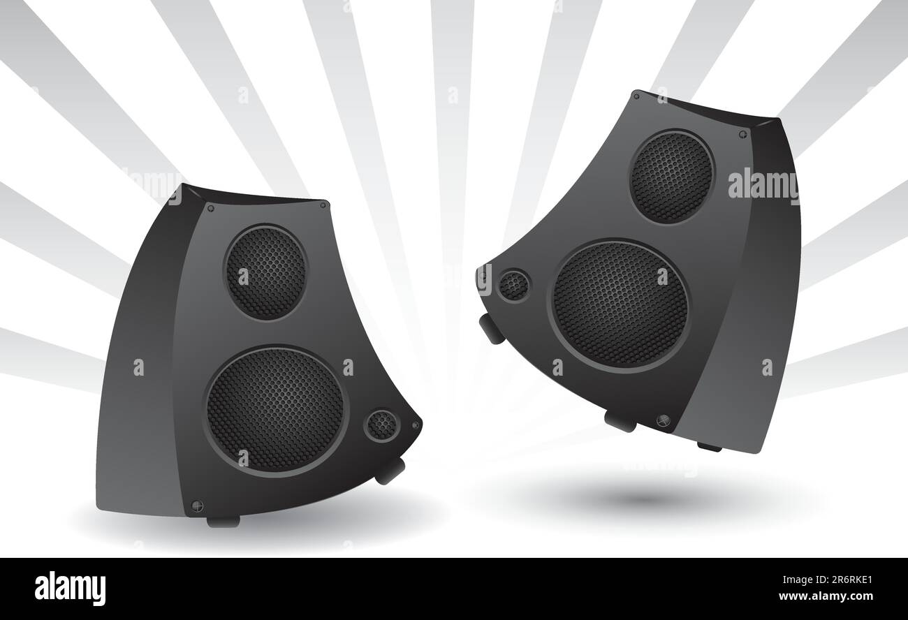 vector illustration of sound speakers Stock Vector Image & Art - Alamy