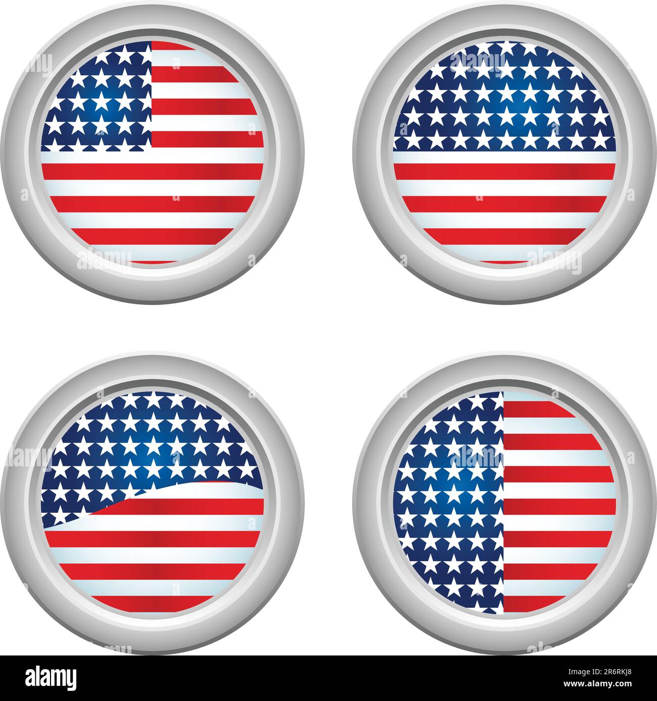 3d shimmer flag Cut Out Stock Images & Pictures - Alamy