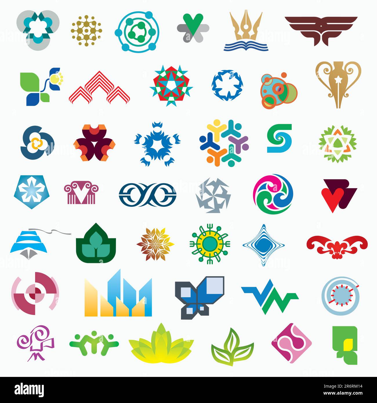 Set of vector icons on a theme of culture, a science, art, feelings ...