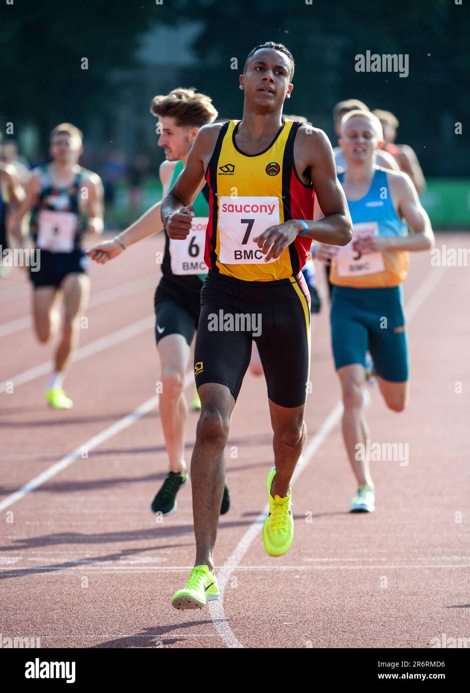 Reece Sharman-Newell of Basingstoke & Mid Hants competing in the men’s ...