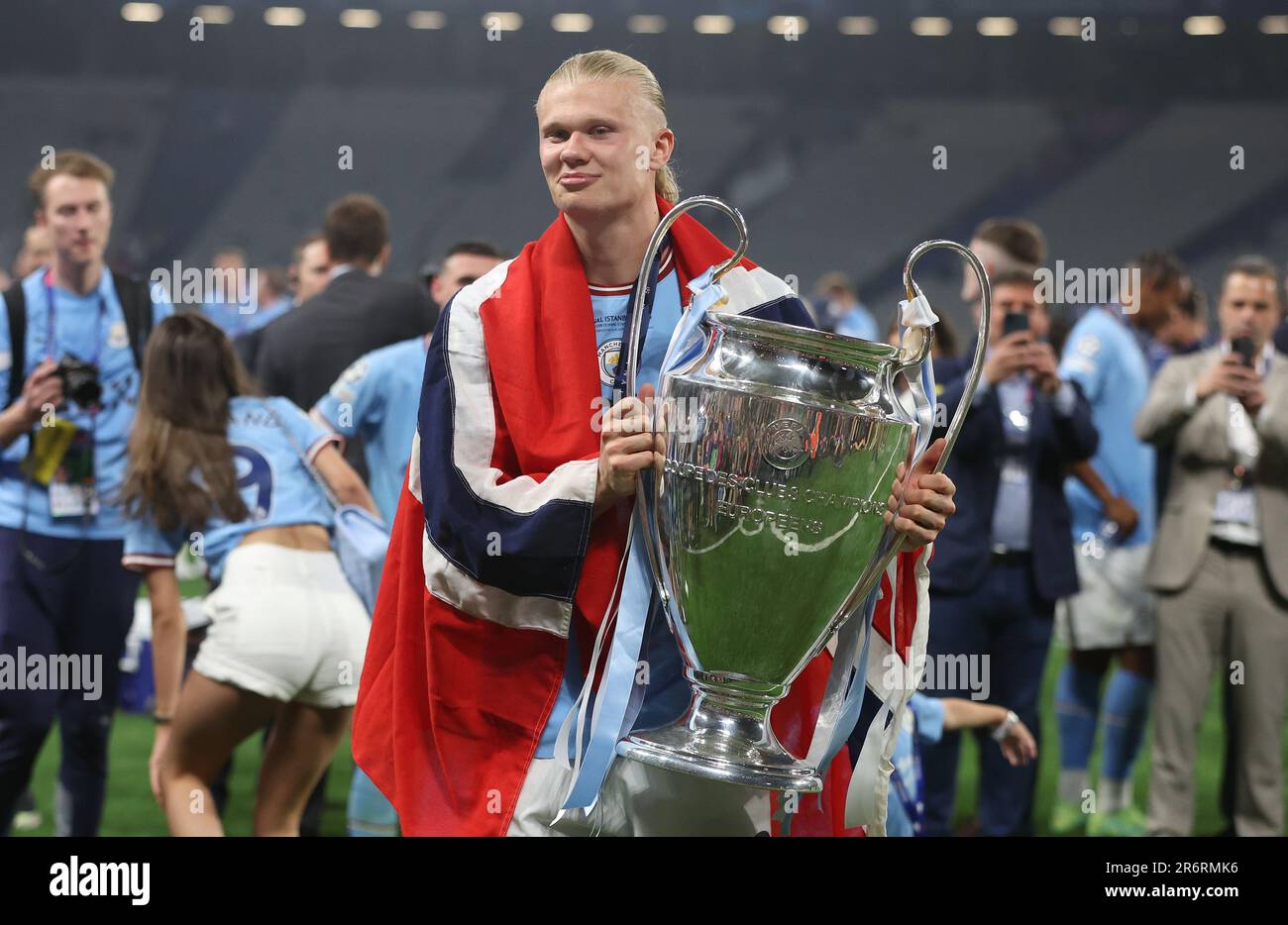 Istanbul, Turkey. 10th June, 2023. Erling Haaland of Manchester City ...