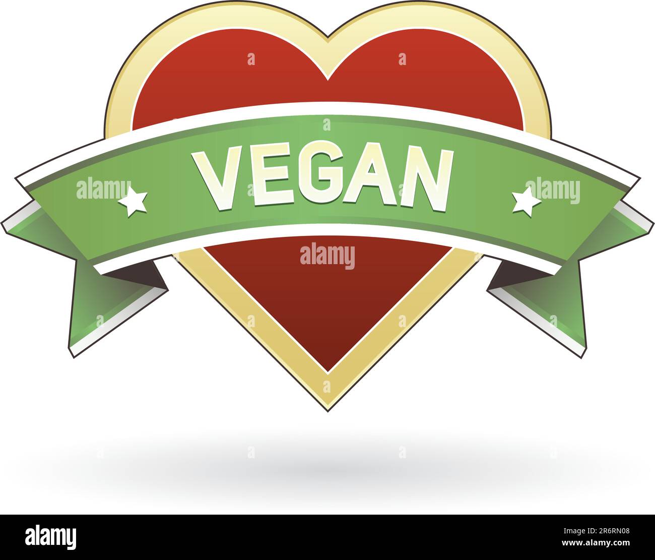 Vegan food label sticker for product website, print materials, or ...
