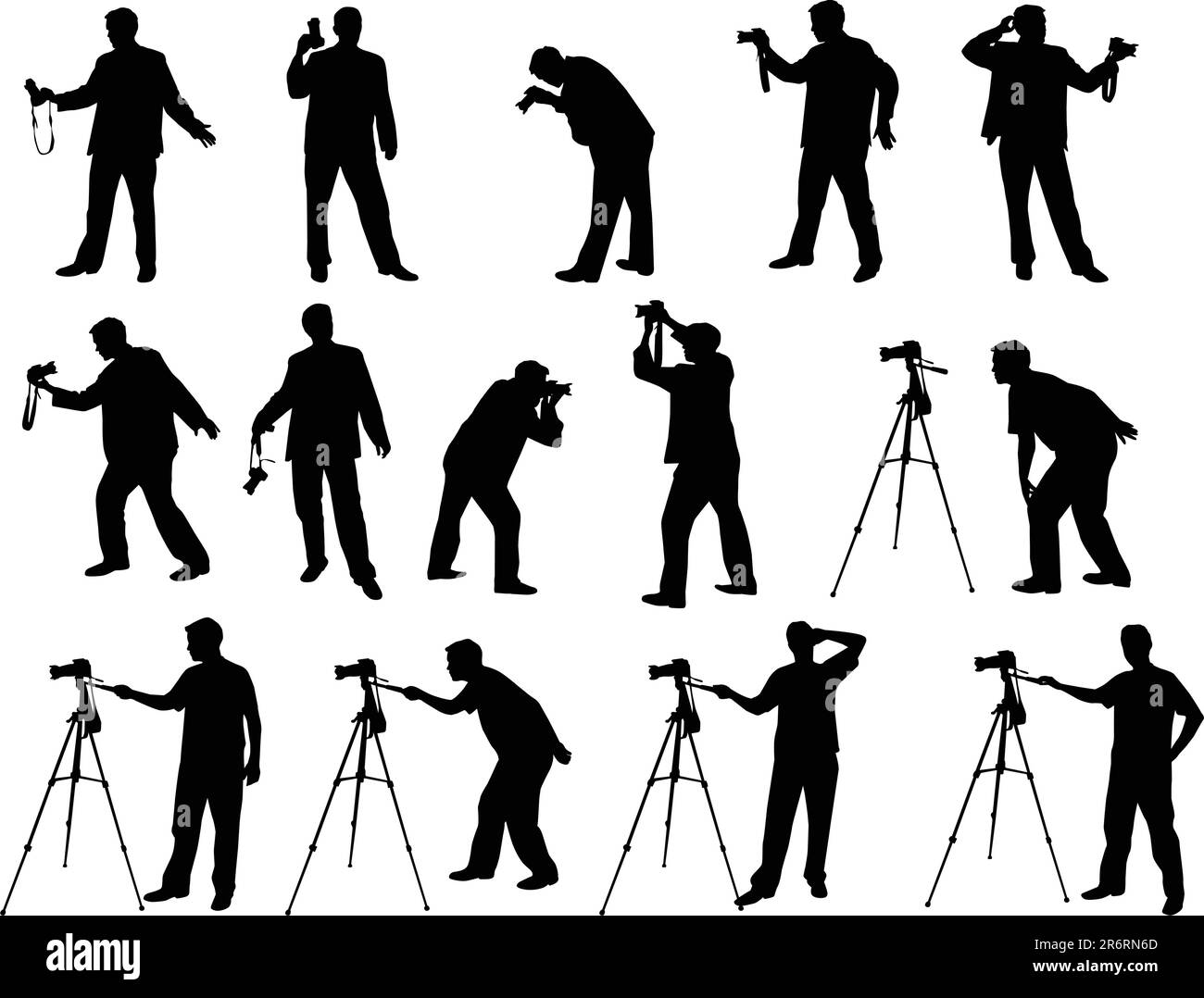 Photographer Silhouette Vector Free