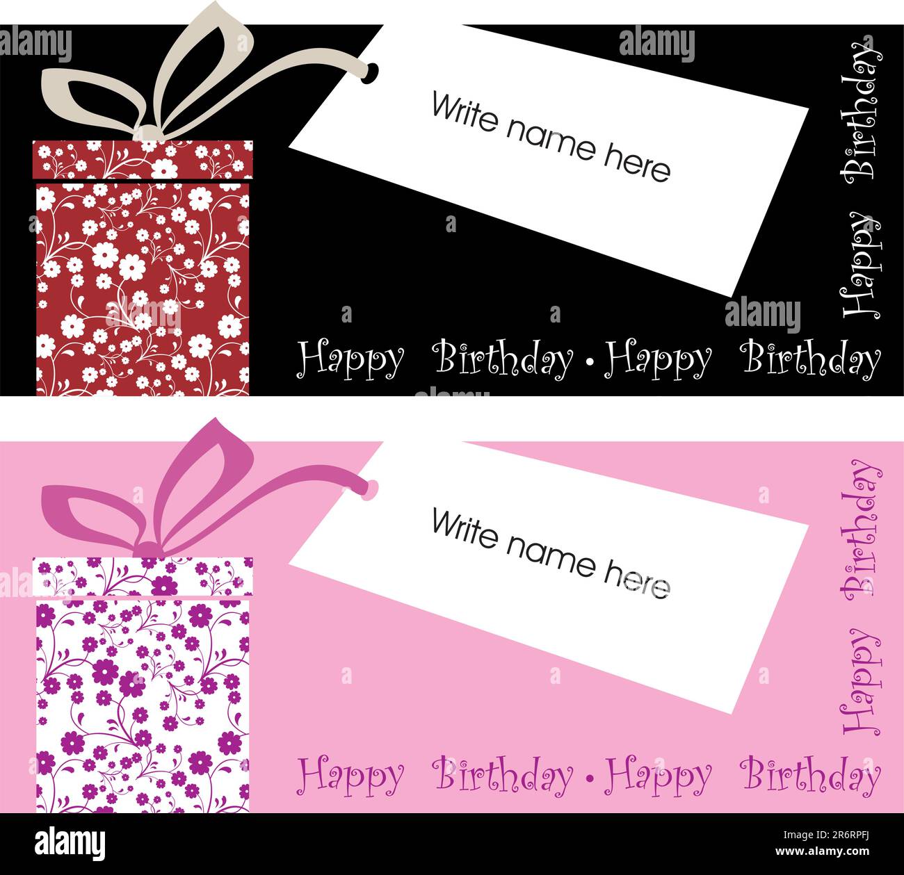 Happy birthday red stamp hi-res stock photography and images - Alamy