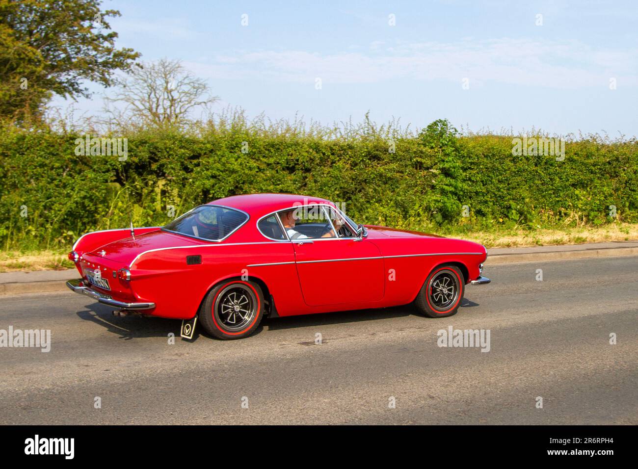 1971 70s seventies Red Volvo coupe, Petrol 1986 cc; Classic ...