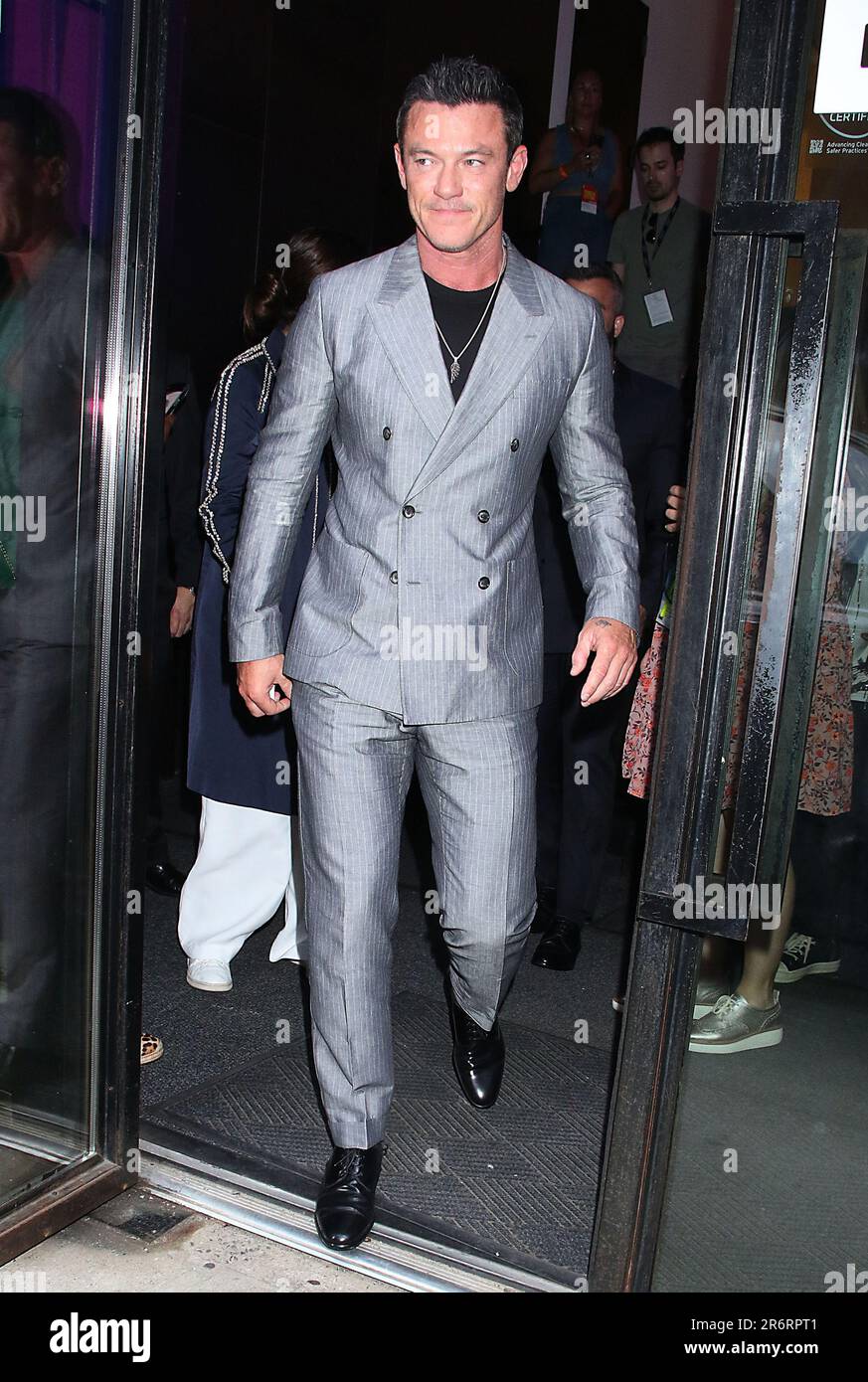 New York, NY, USA. 10th June, 2023. Luke Evans seen after the Tribeca ...