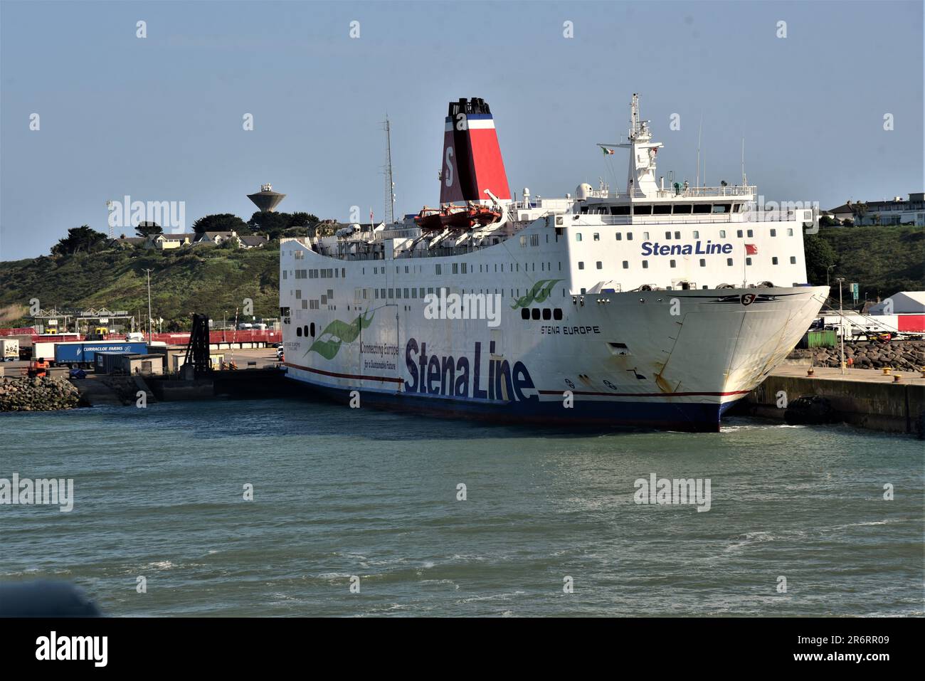 Rosslare Harbour pictured arriving on Irish ferries Blue Star 1, STENA ...