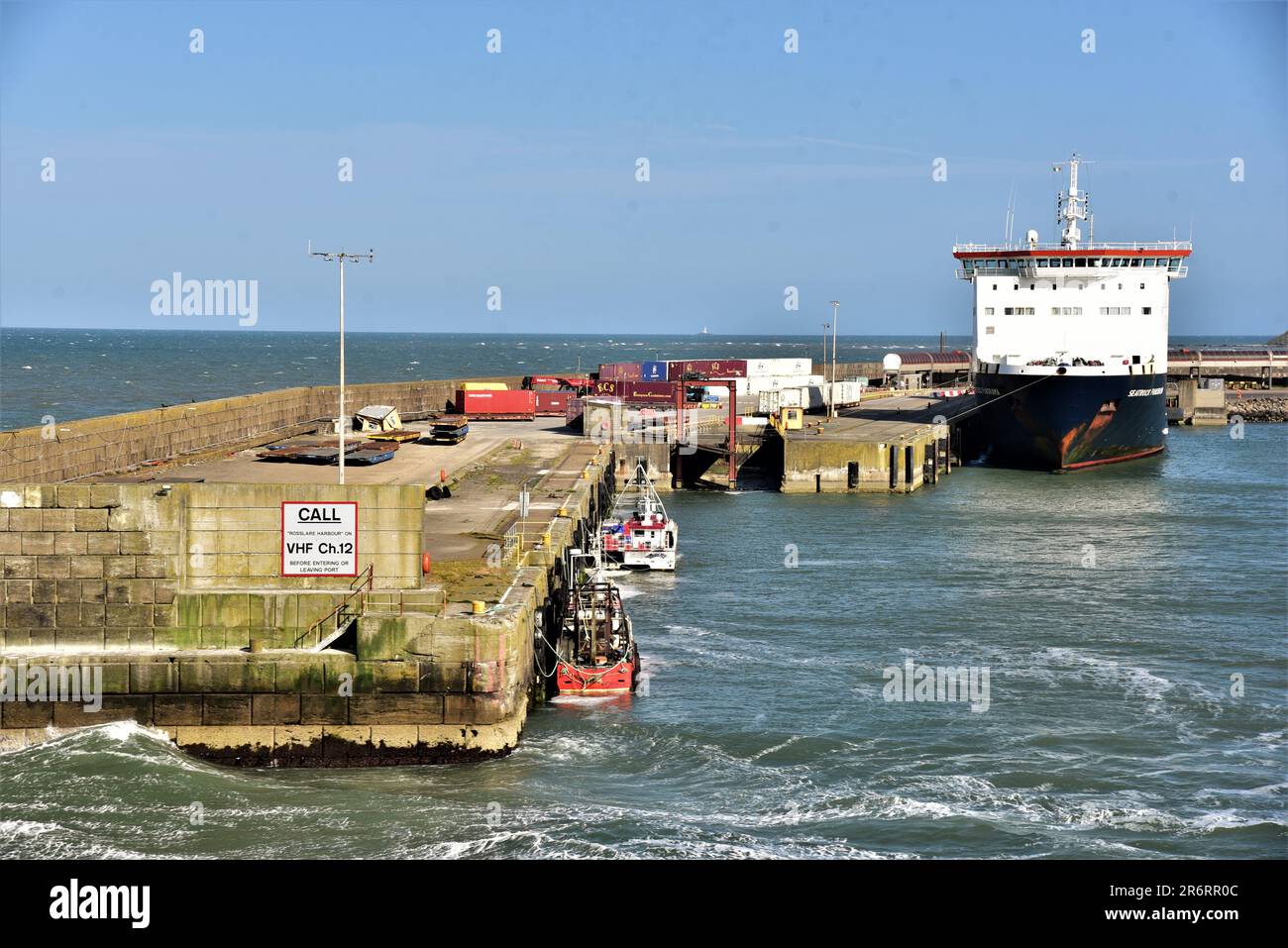 Rosslare Harbour pictured arriving on Irish ferries Blue Star 1, STENA ...