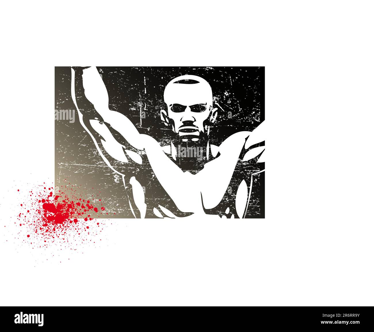 Fighting boxers Stock Vector Images - Alamy