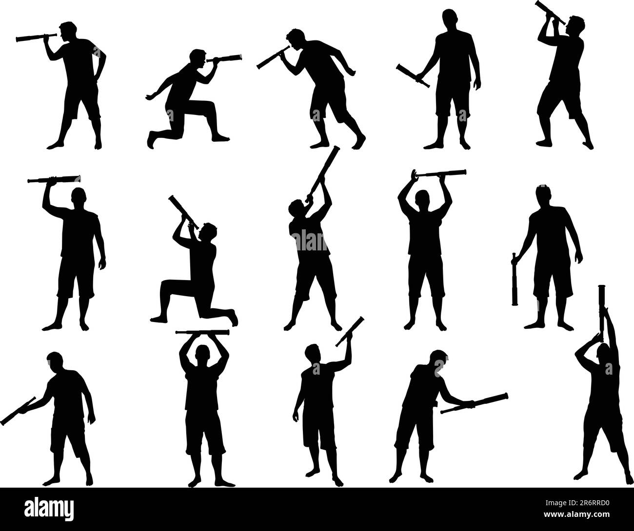 View through scope Black and White Stock Photos & Images - Alamy