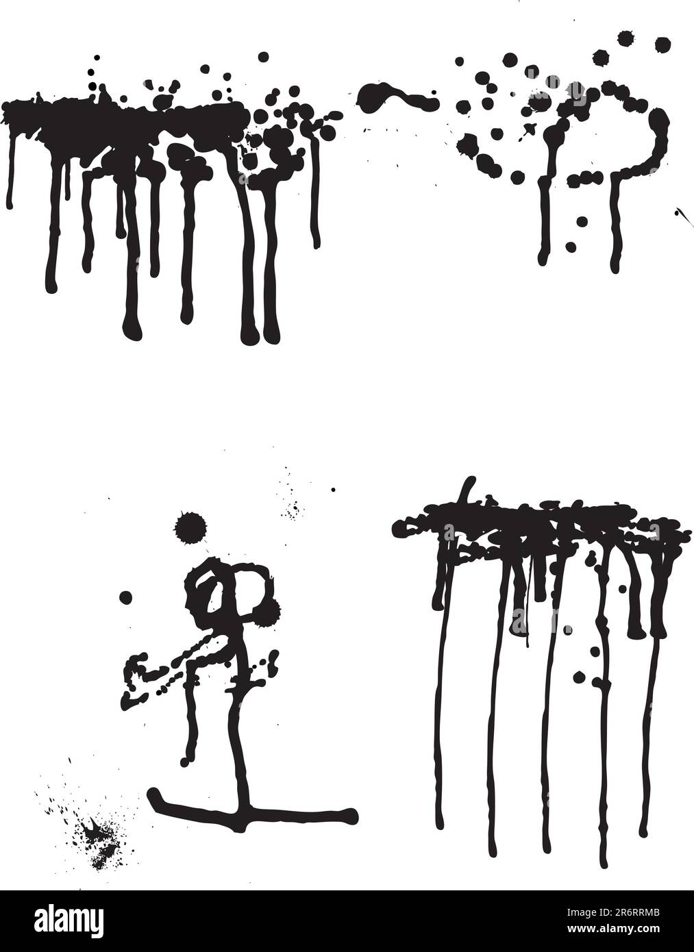 Wet in white Stock Vector Images - Alamy