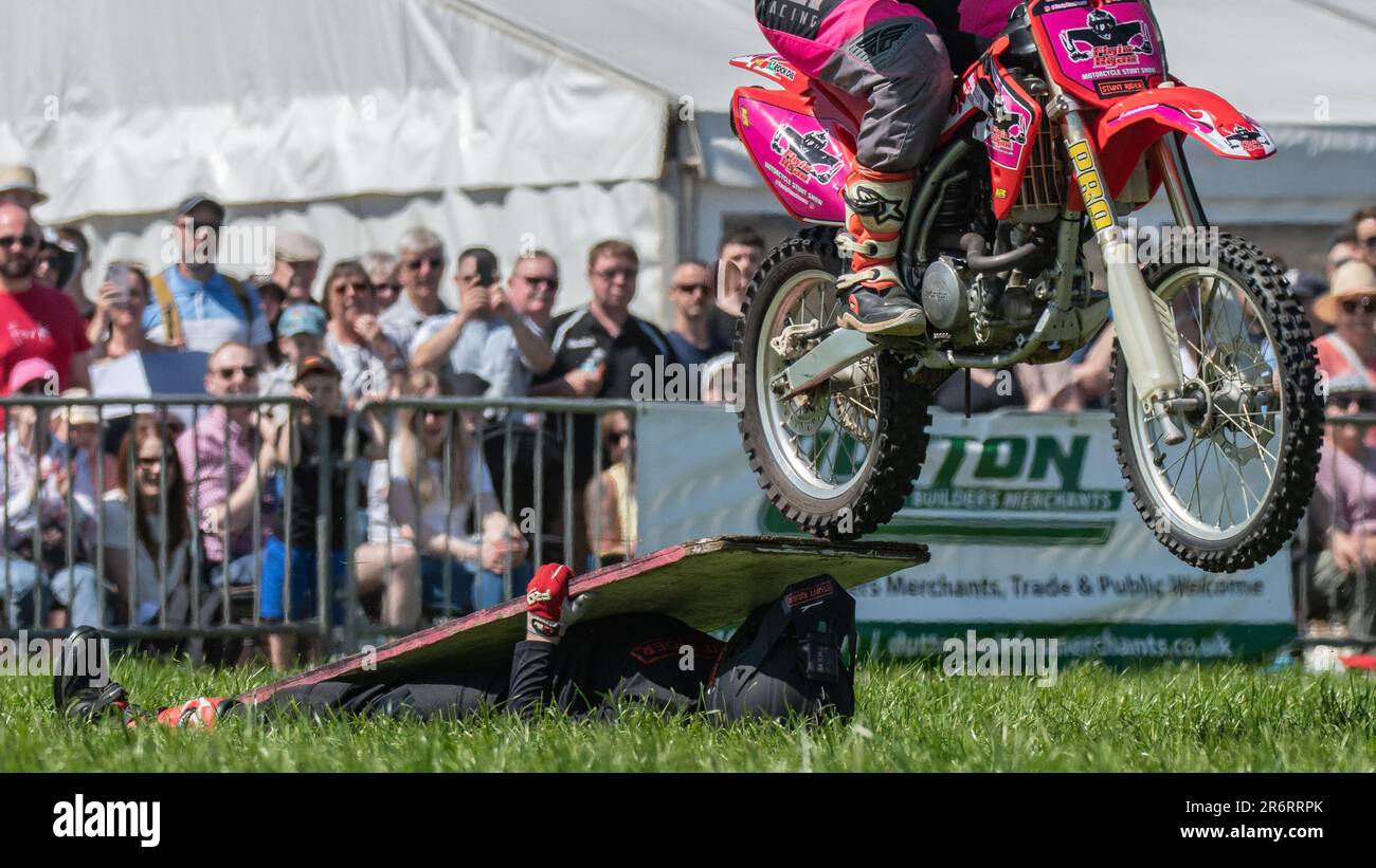 Flying ryan motorcycle display team hi-res stock photography and images ...