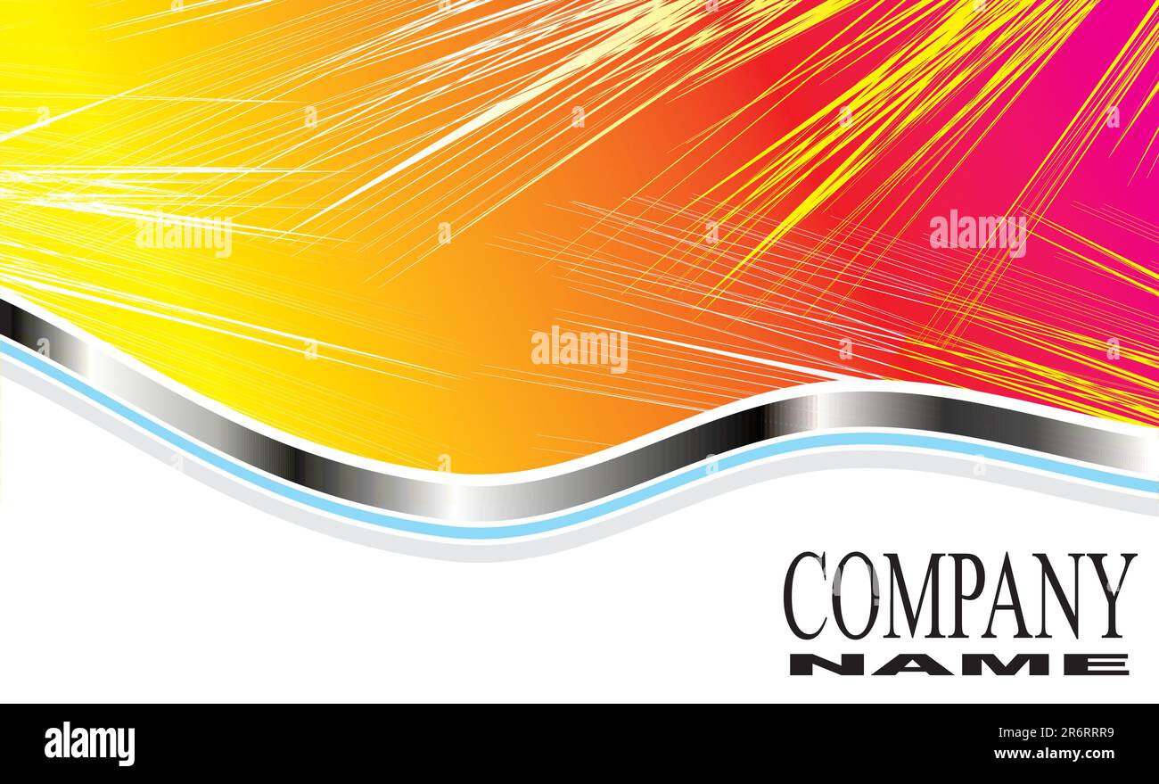 Colorful Business Background with abstract waves motive Stock Vector ...