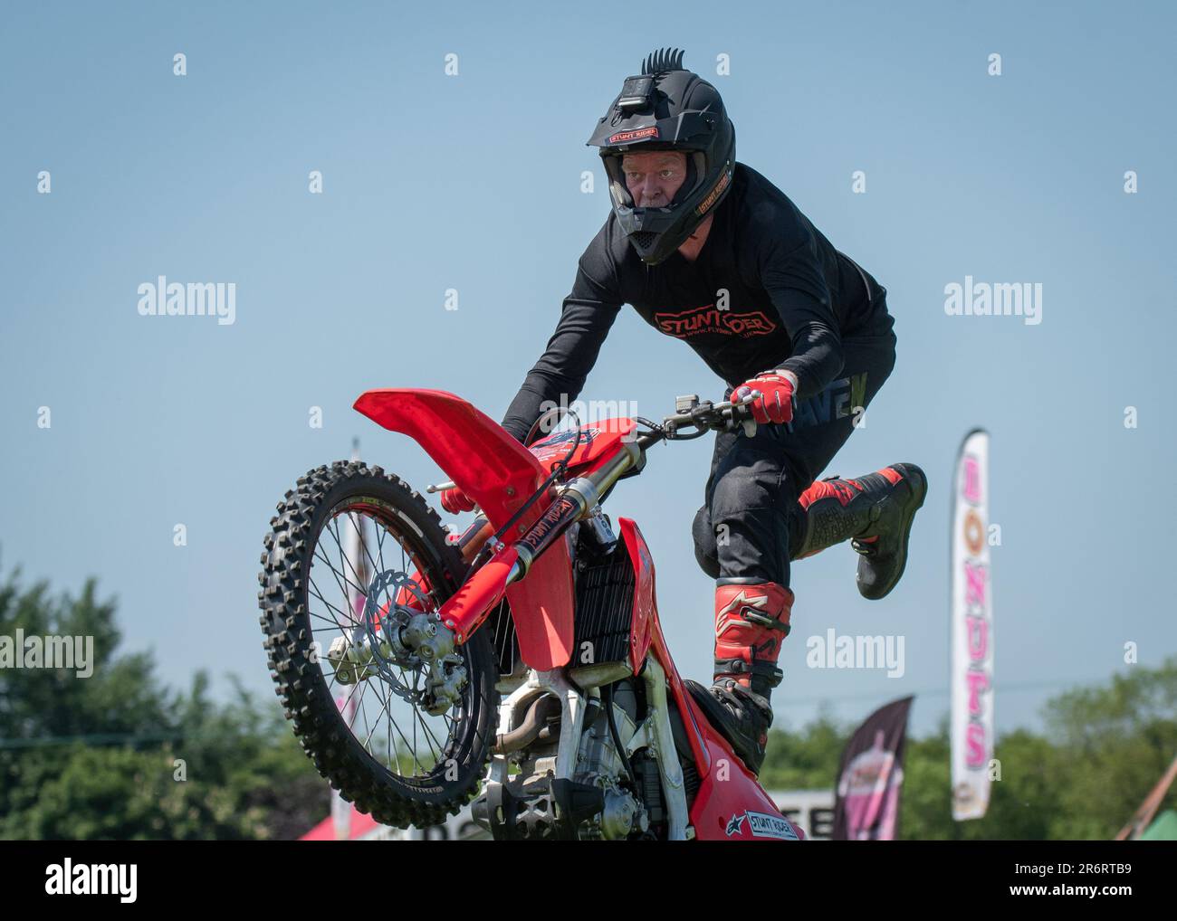 Flying ryan motorcycle display team hi-res stock photography and images ...