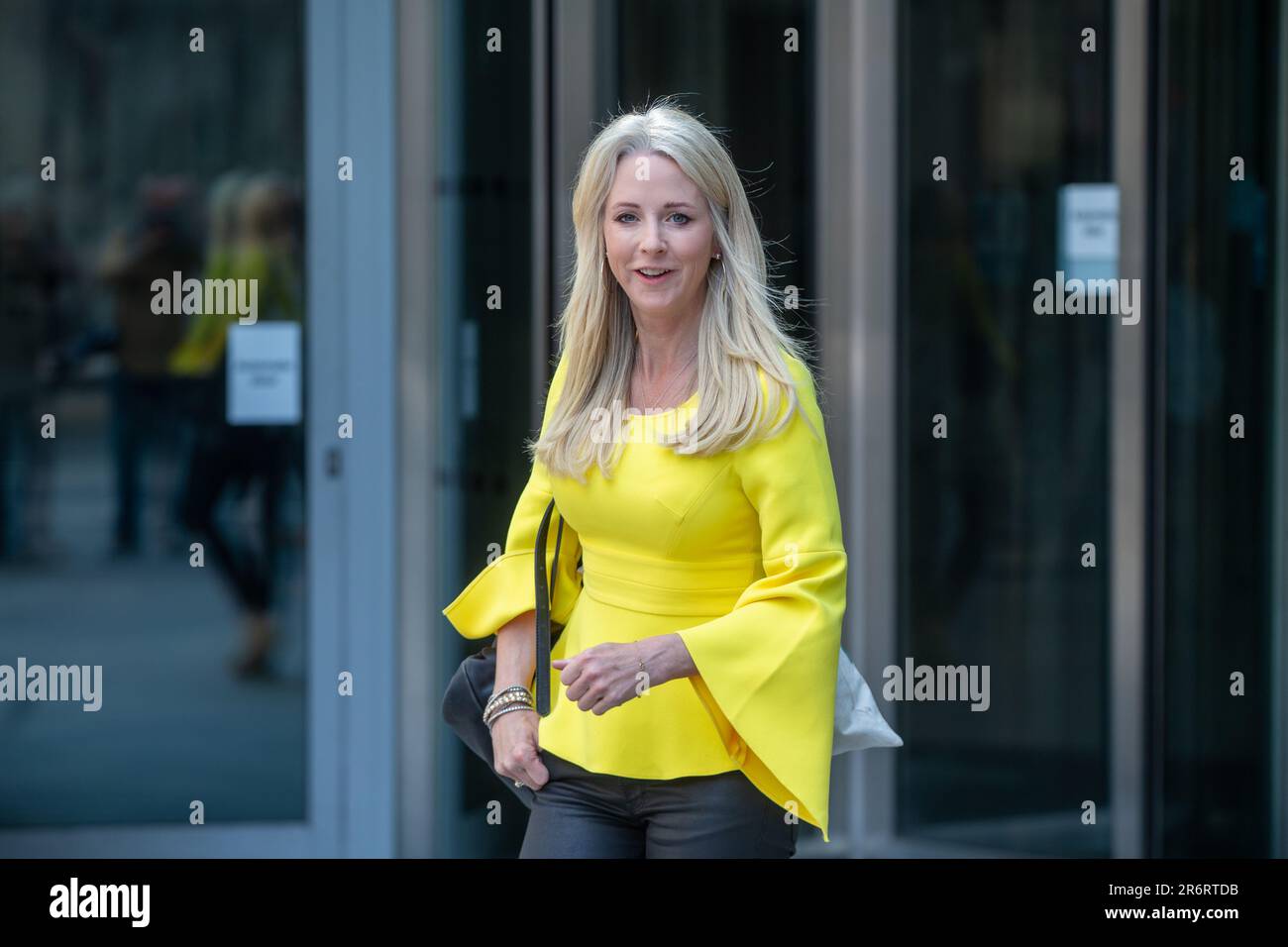 London, England, UK. 11th June, 2023. Journalist ISABEL OAKESHOTT S is seen outside BBC as she ...