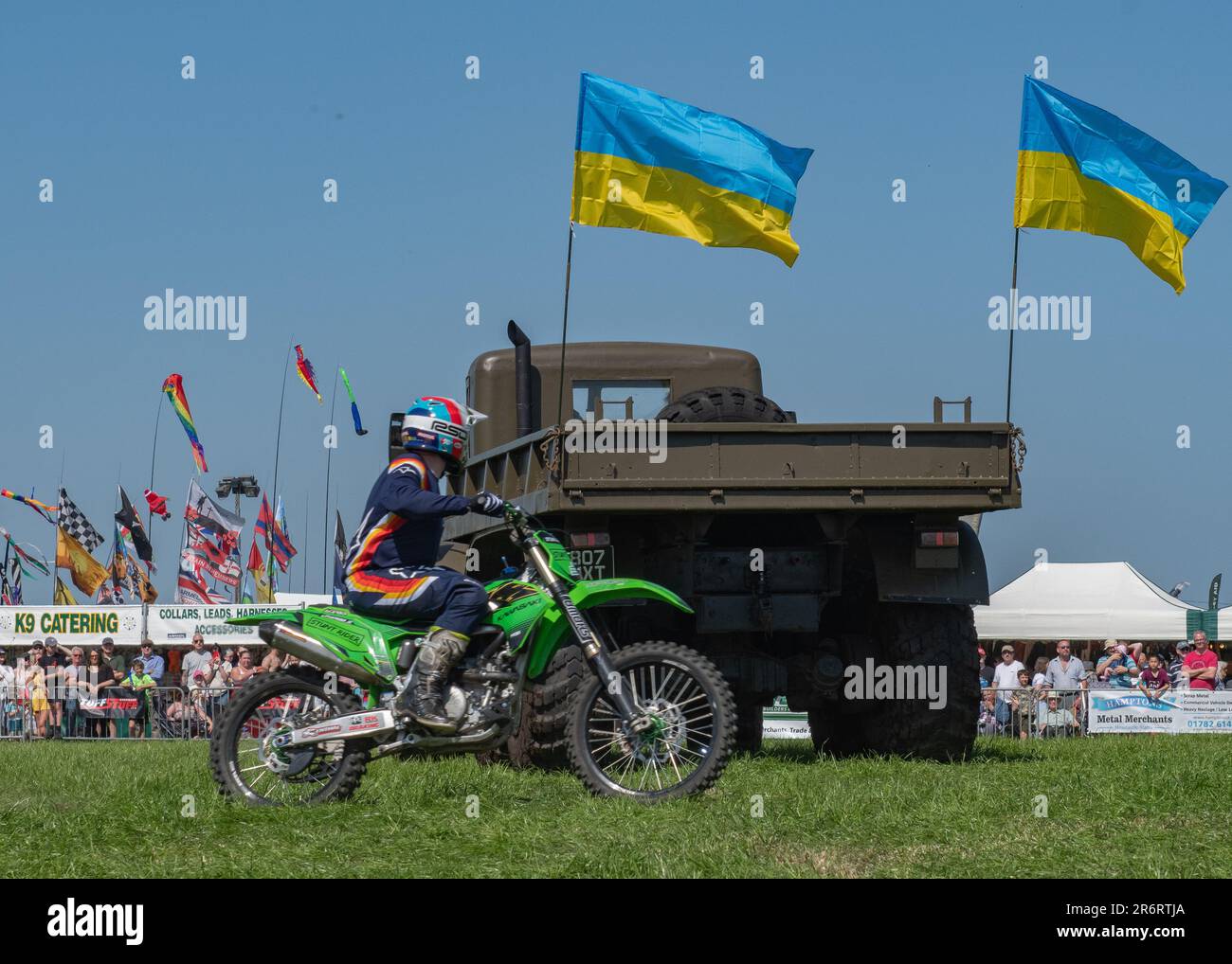 Flying ryan motorcycle display team hi-res stock photography and images ...