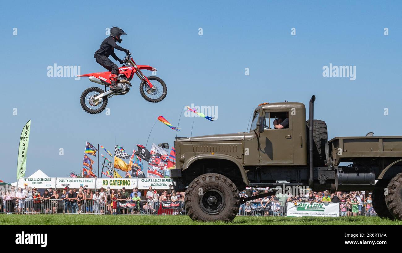 Flying ryan motorcycle display team hi-res stock photography and images ...