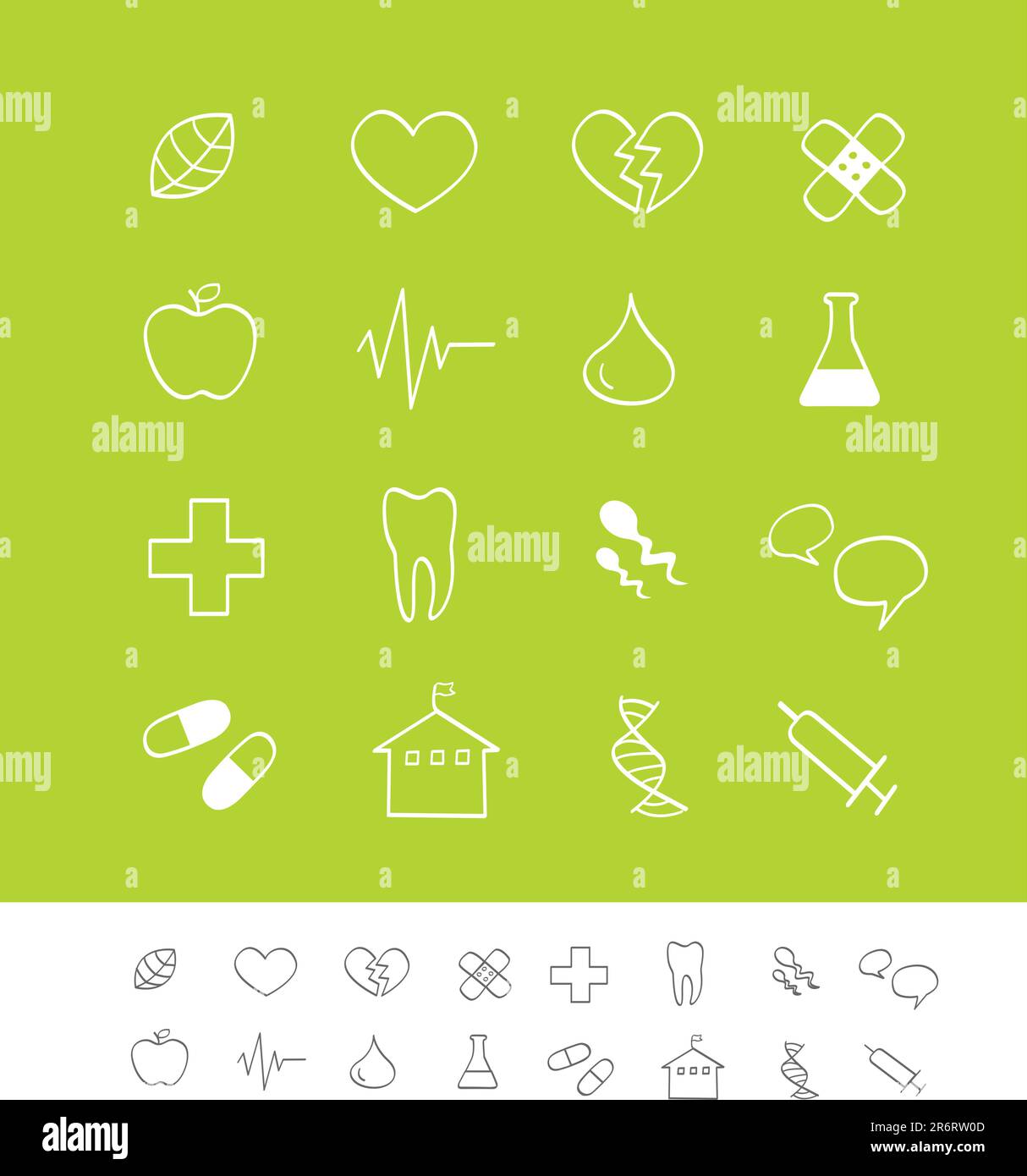 Vector pack for magazines and webpages. Including Medicine icons Stock ...
