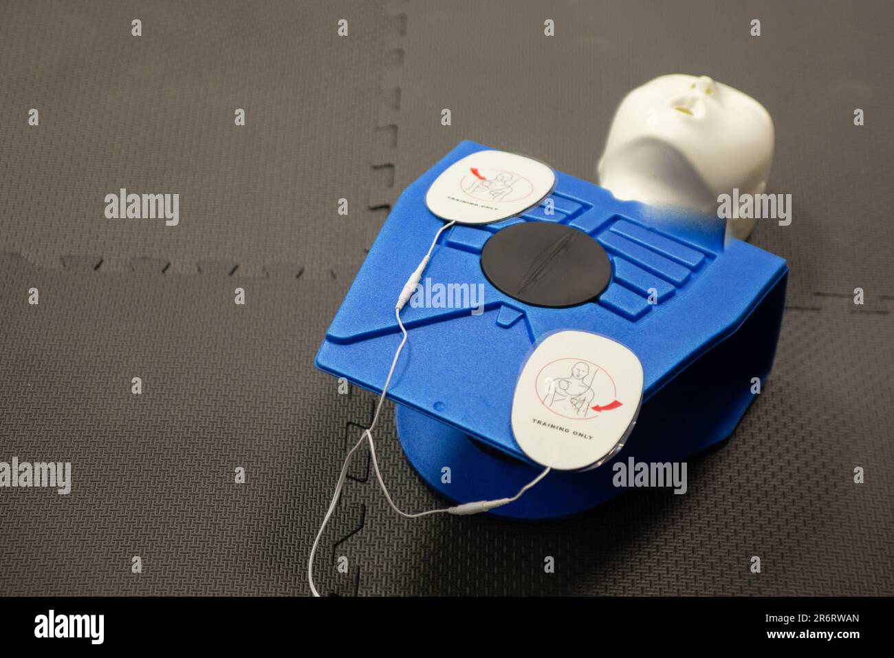 A medical doll used for training and demonstrating first-aid techniques ...