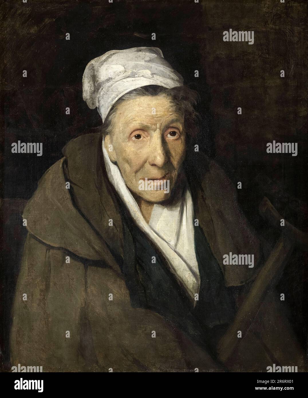 Theodore Gericault, The Woman with a Gambling Mania, portrait painting ...